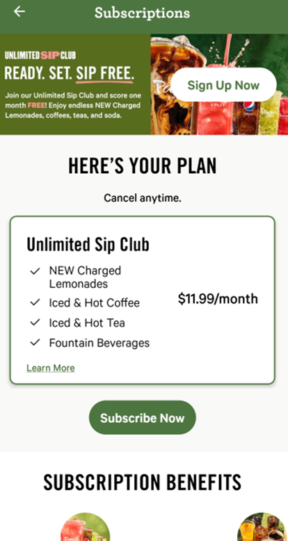 How do I navigate the Panera mobile app?
