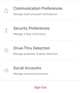 How do I navigate the Panera mobile app?