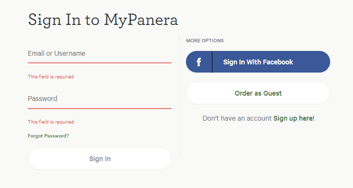 How do I sign up for MyPanera?