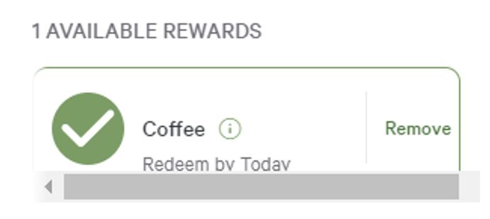 How do I redeem a MyPanera reward for an online order?