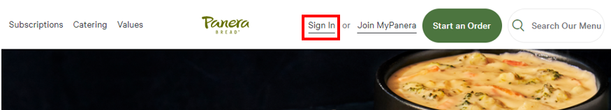 How do I redeem a MyPanera reward for an online order?