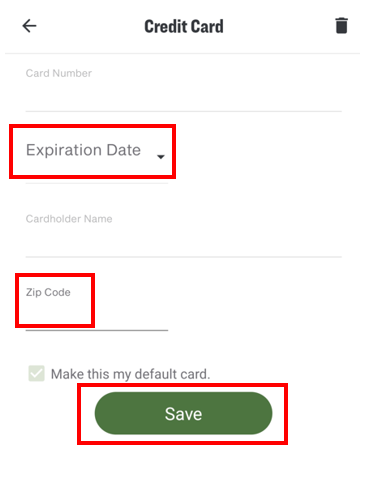 How do I edit the payment stored on my MyPanera account?