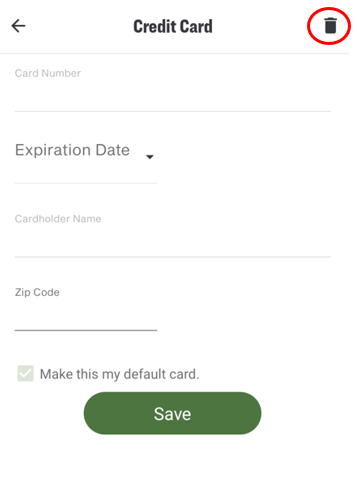 How do I edit the payment stored on my MyPanera account?