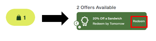 How do I redeem a MyPanera reward for an online order?