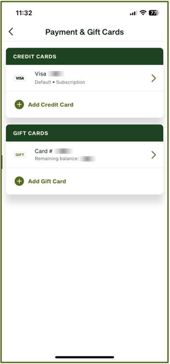 How do I navigate the Panera mobile app?