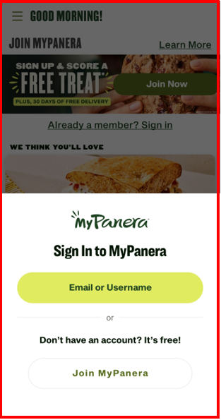 How do I sign up for MyPanera?